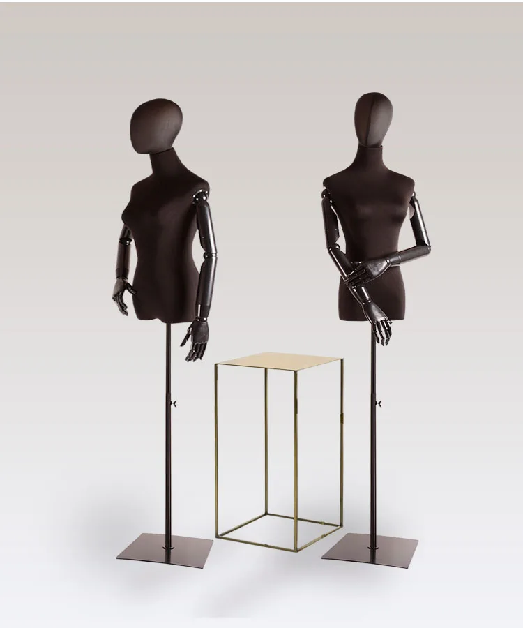 Wedding-Mannequin-Female-Bust-Dummy-Clothing-Model-Full-Body-Black ...