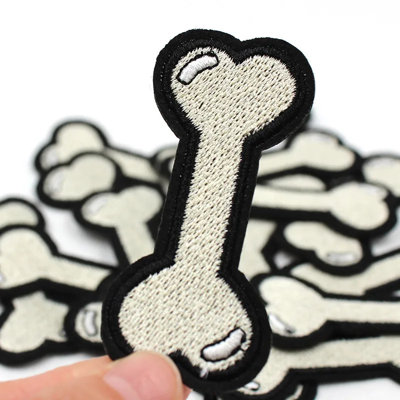 1pc-Lovely-Bone-Embroidery-Iron-on-Patches-for-Clothing-Backpacks ...