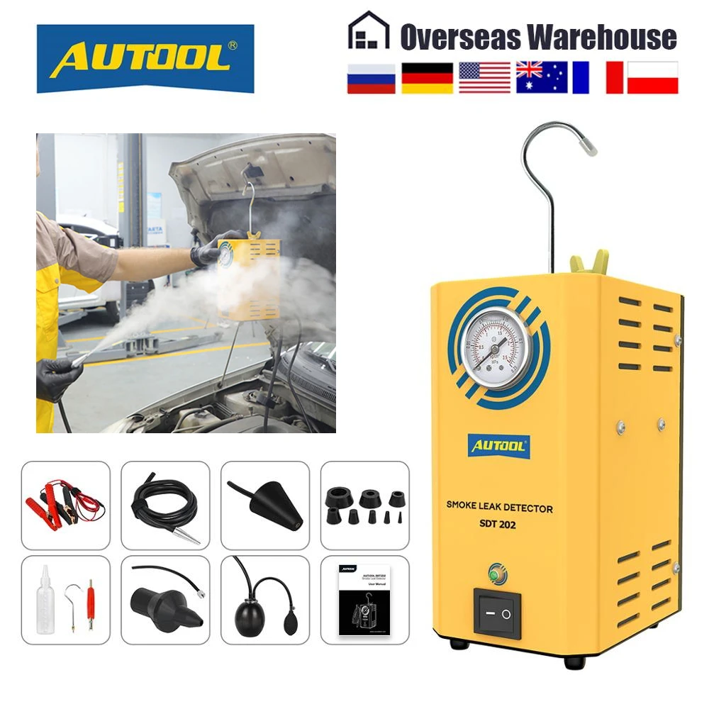 AUTOOL SDT202 Universal Car Leakage Test Leak Locator Detector Evap ...