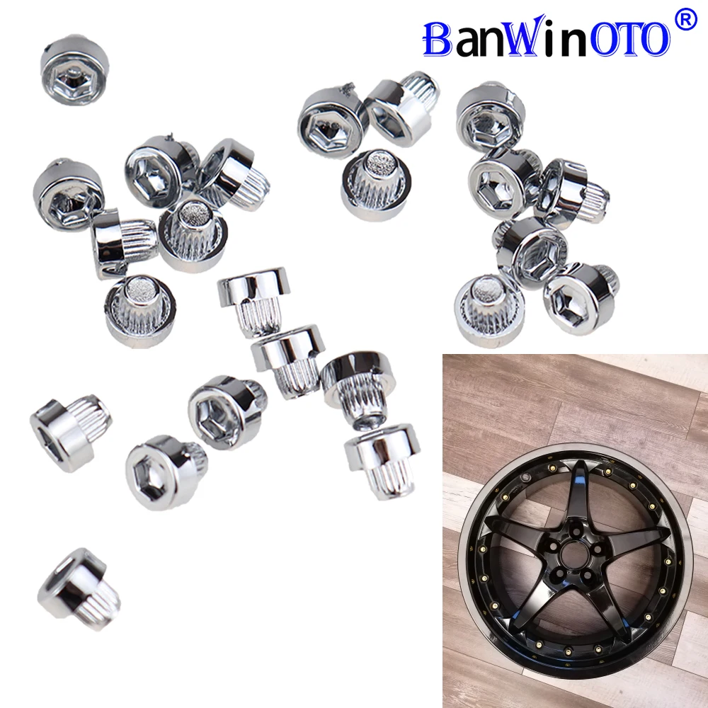 25-pcs-set-6-3mm-Universal-Plastic-Car-Wheel-Rivets-Nuts-Studs-Bolts ...