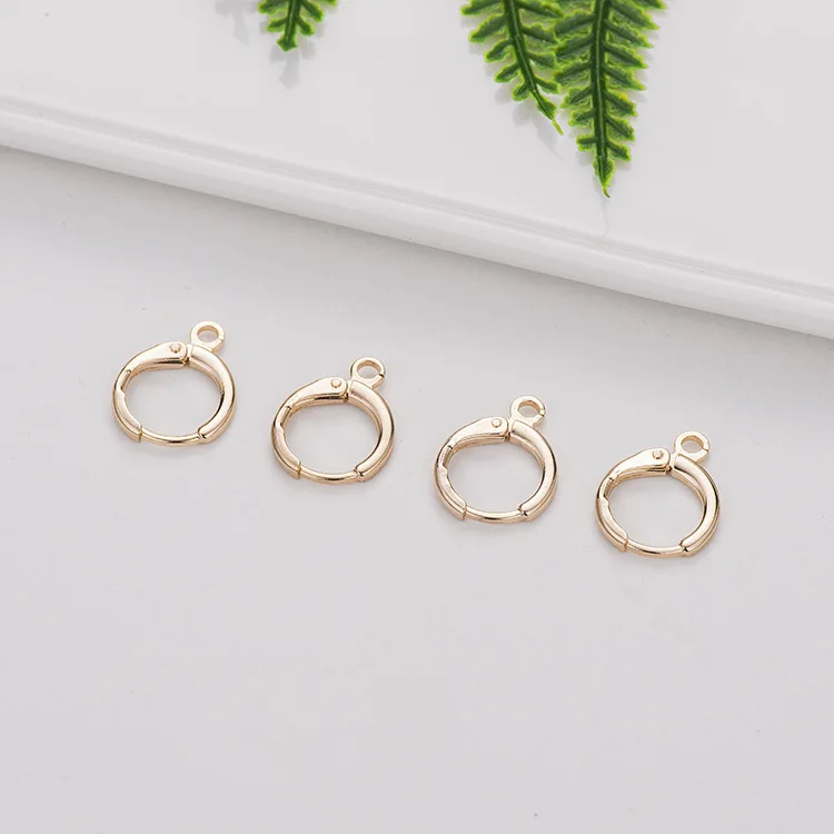10PCS-14k-real-gold-plated-round-earring-clasps-hooks-for-diy-earring ...