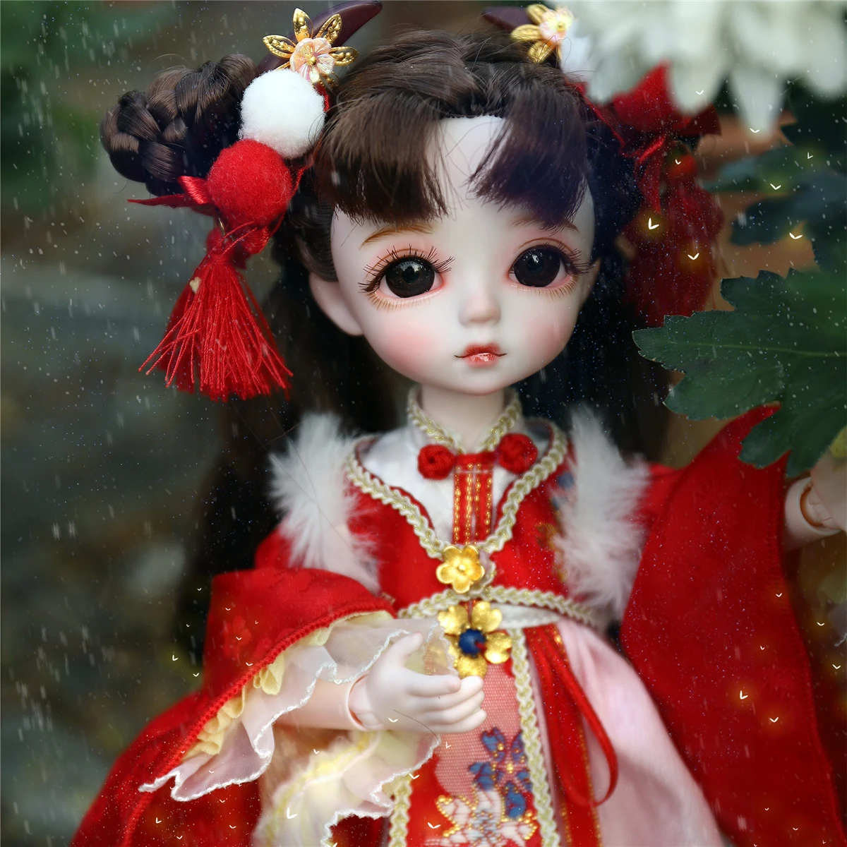 DBS DREAM FAIRY Chinese style Doll 1/6 BJD Brown hair mechanical joint ...