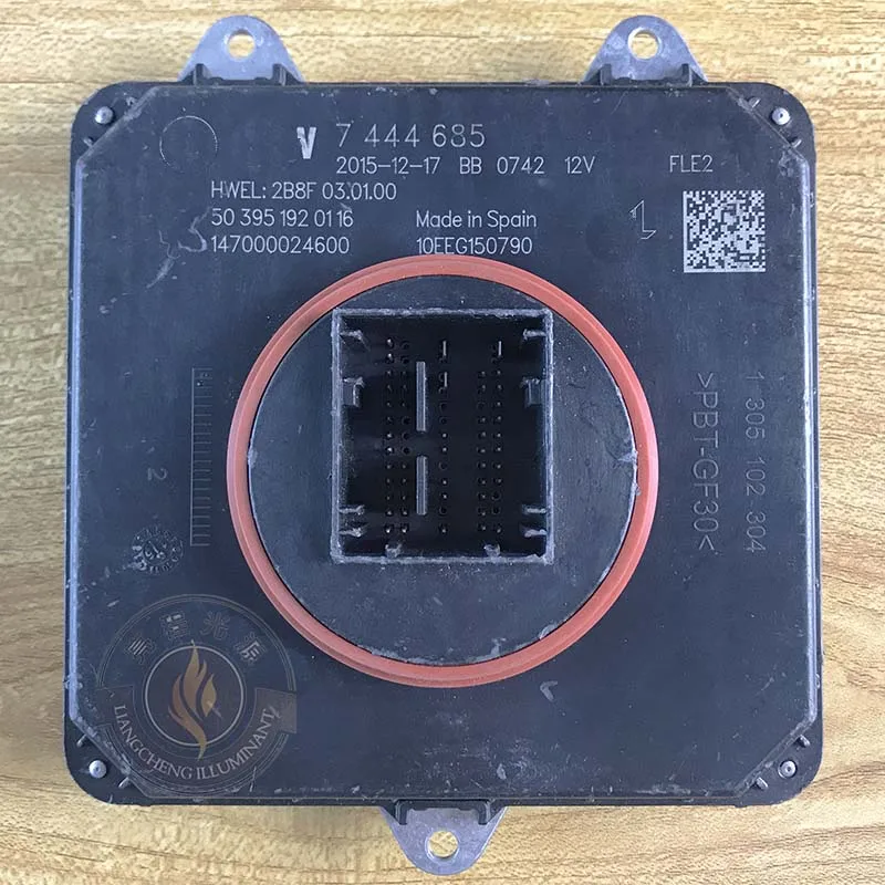 63117444685 오리지널 LED 헤드 라이트 제어 모듈 7444685, BM W F30 F34GT F15 LCI AL ...