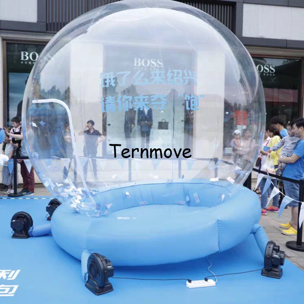 Inflatable Clear Ball Money Cash Grab Money Tent Inflatable Game For ...