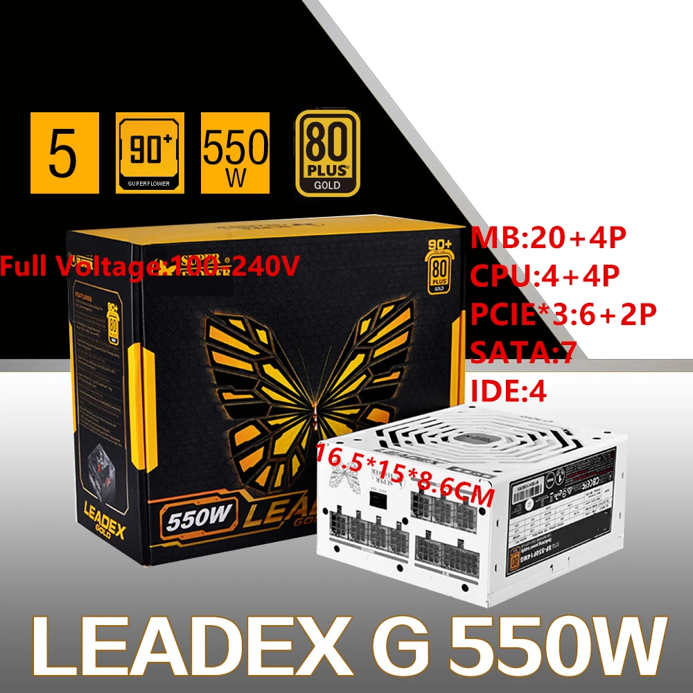 Original PSU For Super Flower Full Modular RTX2070 Game Mute Power ...