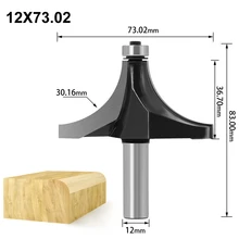 Tungsten Carbide Router Bit | Shank Corner Round Router Bit | Round ...