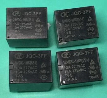 New Relay Jqc-3ff 12vdc-1hs (551) T73-1a-12v 10a 12vdc 4pin - Relays - AliExpress