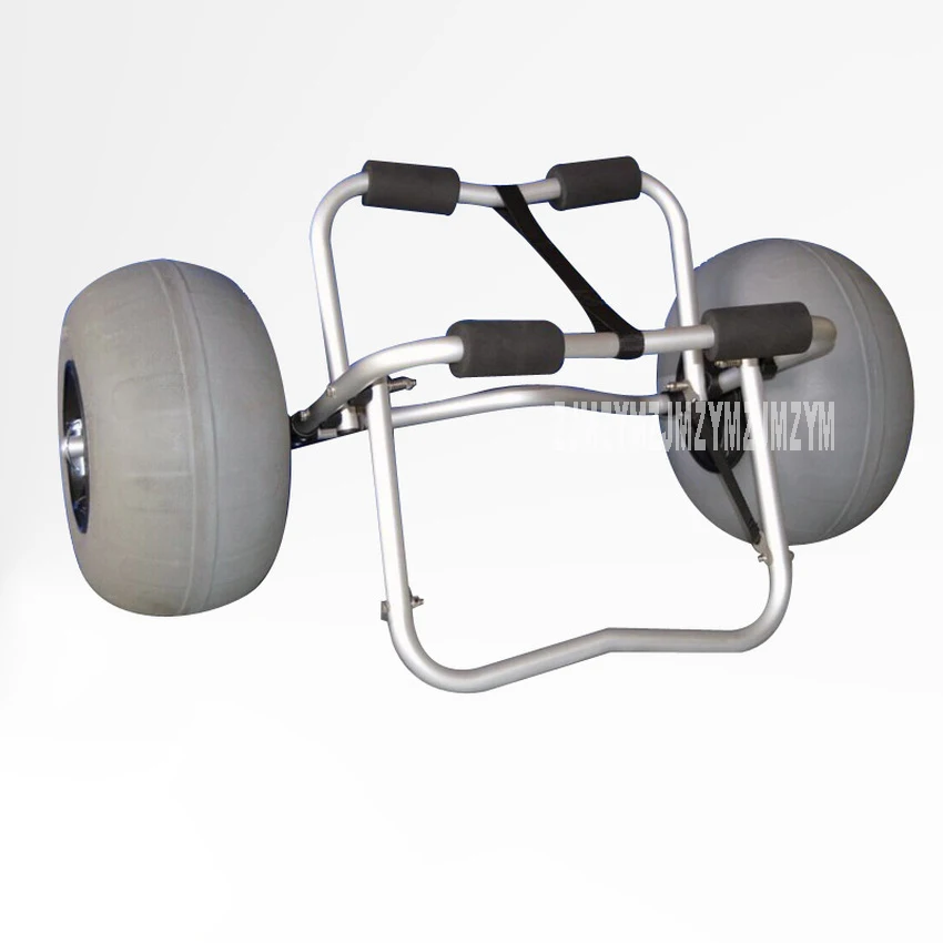 Inflatable-Wide-Wheel-Canoe-Boat-Cart-Carrier-Small-Fishing-Boat ...