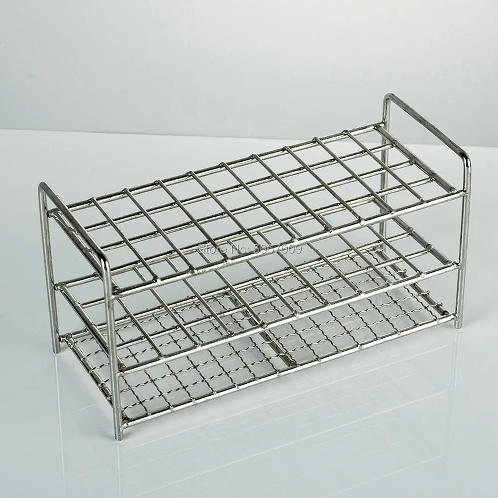 1pcs Lab Stainless Steel Wire 40 Holes Or 50holes Centritube Tube Holder Test Tube Rack For Dia 
