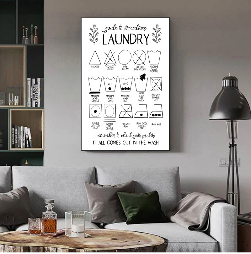 Modern Art For Laundry Room