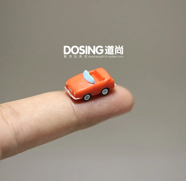 Ultra-Small-Mini-Version-Red-Car-Small-Car-Model-Miniature-Scene ...