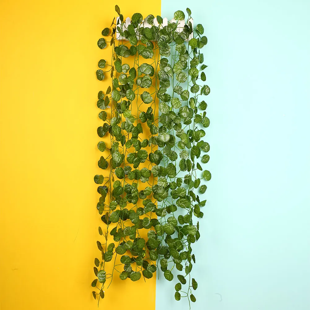 Planta Artificial Hera Artificial Folhas de Videira Corda Decoração Do ...