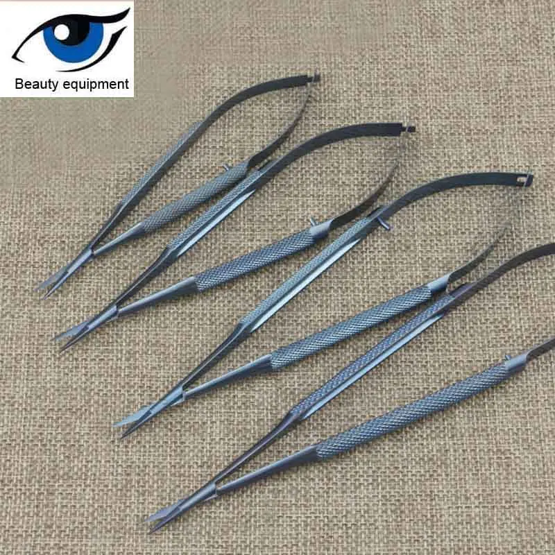 Ophthalmology microsurgery round handle ophthalmic scissors corneal ...