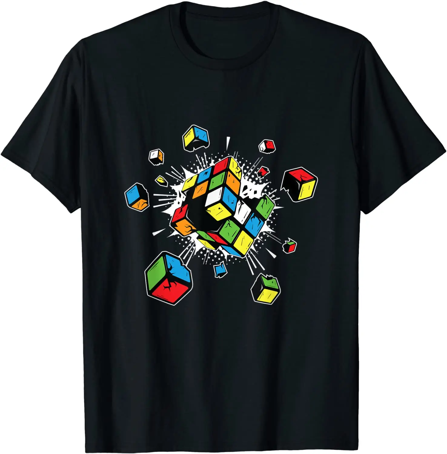 Exploding rubix rubiks rubics cube present gift for kids T-Shirt ...
