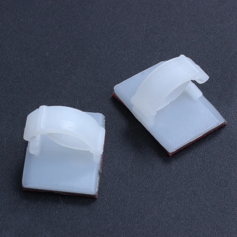 200 шт. клейкие зажимы для кабелей зажимы для проводов кабель провод ...