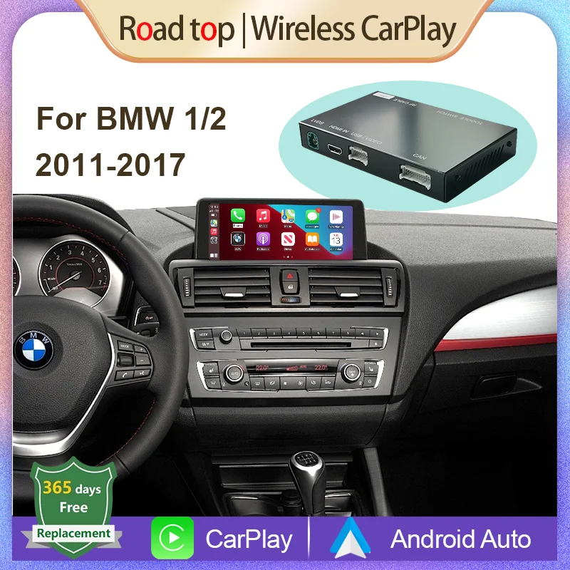 Wireless Apple CarPlay Decoder for BMW 1 2 Series F20 F21 F22 F23 F45 ...