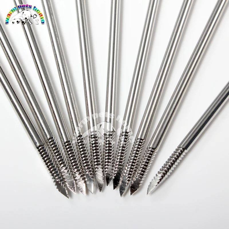 10pcs Orthopedic Kirschner Wire Threaded Wire 250mm Surgical ...