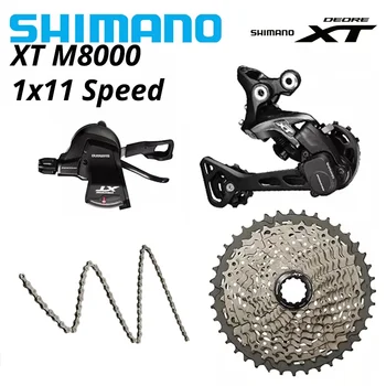 SHIMANO DEORE XT M8000 1x11 Speed Groupset for MTB Mountain Bike Shift Lever RD-M8000 Rear ...