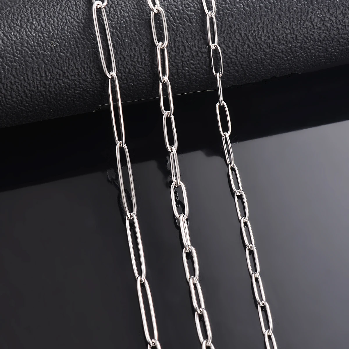 1Pc Stainless Steel Big Long Cross O Chain Necklace For Women Men DIY ...