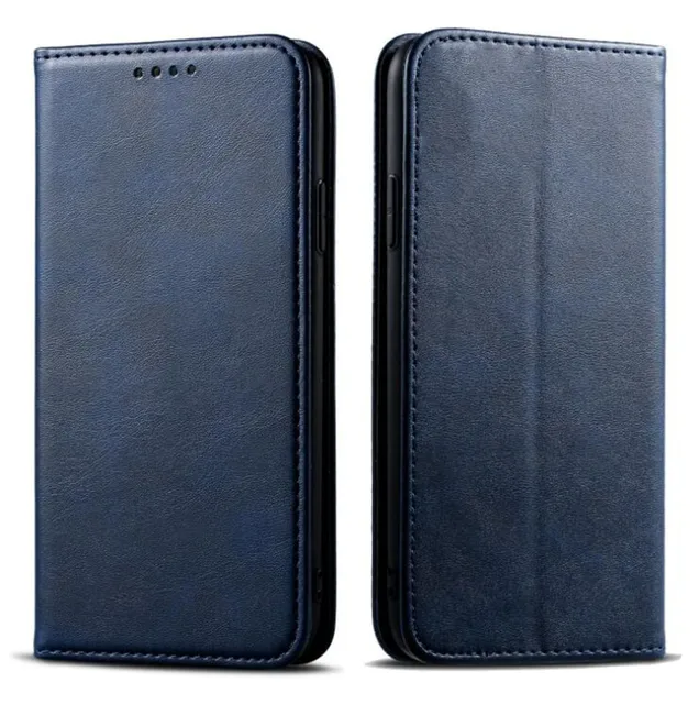 Plain Wallet Case For Funda Honor X6S чехол Leather Stitch Phone Cover ...