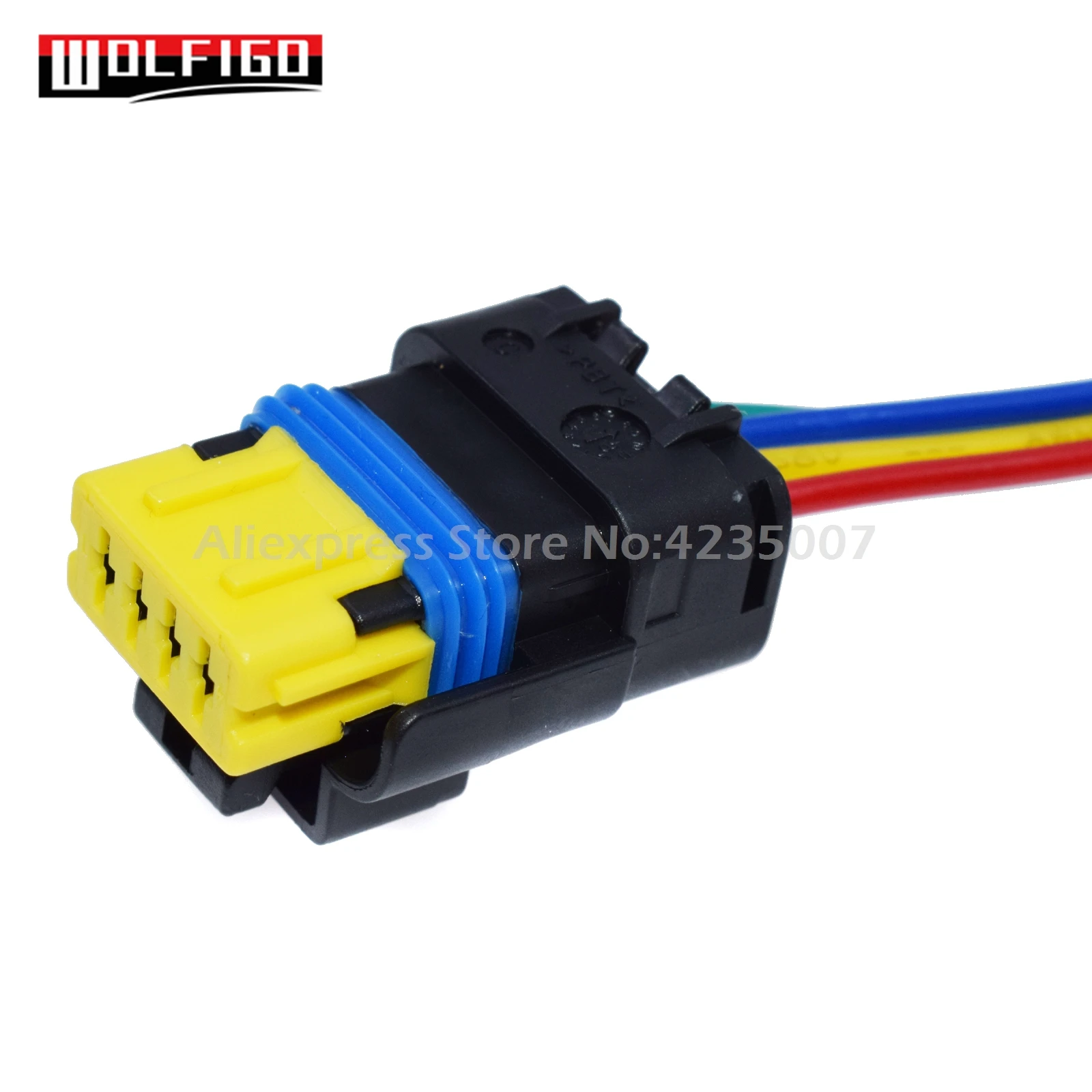 WOLFIGO New Fuel Pump Cable Wire Wiring Harness Plug 4 Pin For Renault ...
