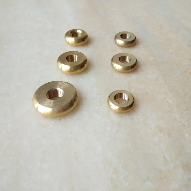 M10-brass-nut-vintage-pure-copper-lamp-lighting-copper-circle-nut-brass ...