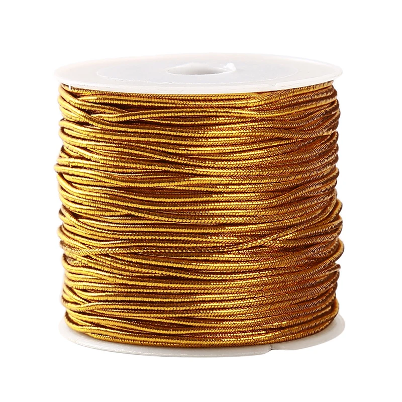 2021-New-Elastic-Gold-Silk-Rope-Ribbon-Gift-Packaging-Rope-Handmade ...