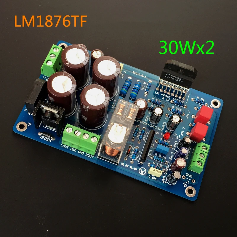 AC-dual-12-18V-LM1876-power-amplifier-board-with-speaker-protection ...