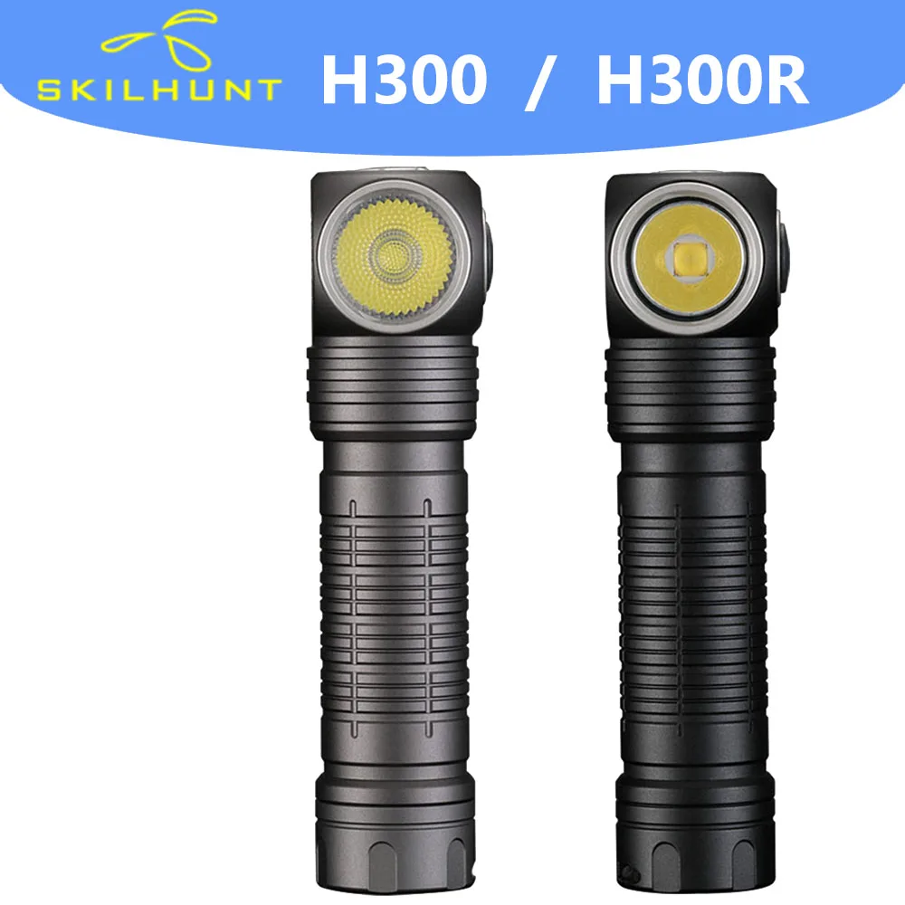SKilhunt-H300-H300R-USB-Rechargeable-Flashlight-L-shpe-Headlamp-2500 ...