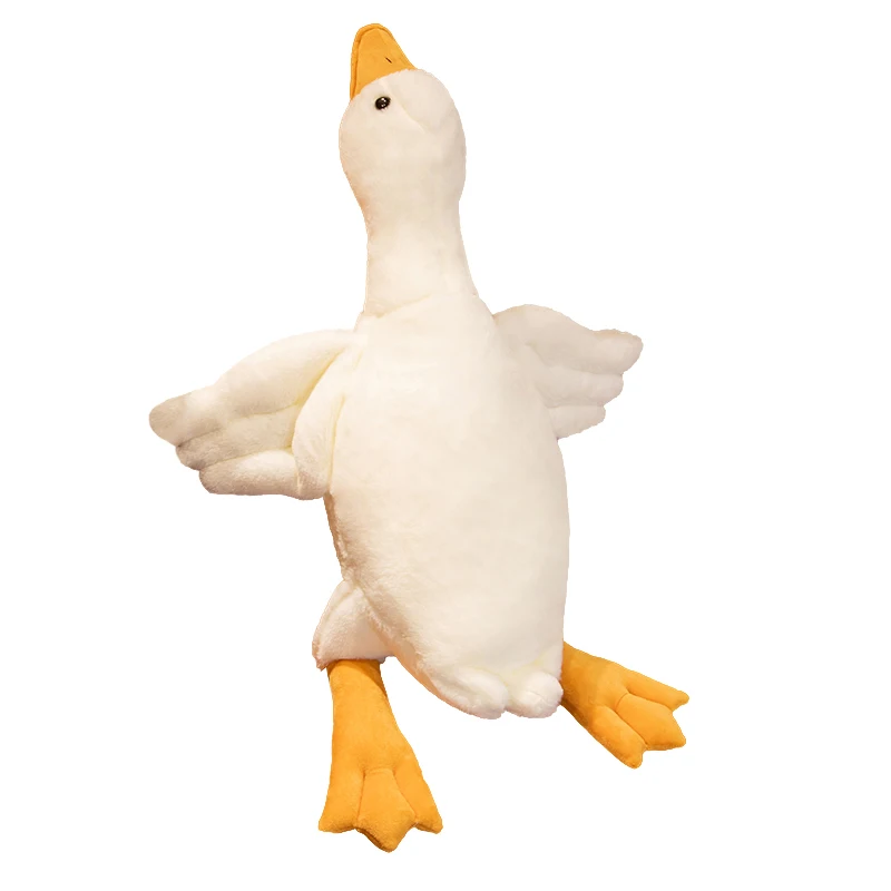 Huge-Simulation-Big-Duck-Plush-Toy-Huggable-Long-Pillow-Soft-Stuffed ...