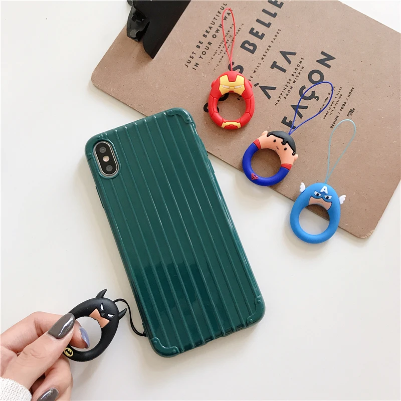 Hero series Cartoon phone strap Silicone Pendant Mobile Phone Straps ...