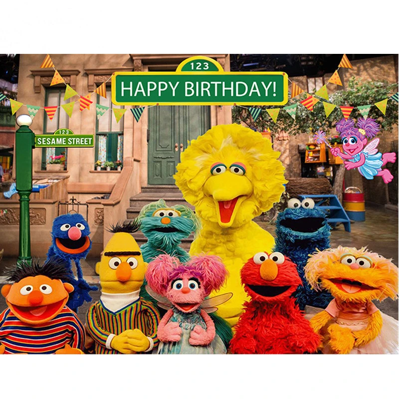 Elmo Birthday Background