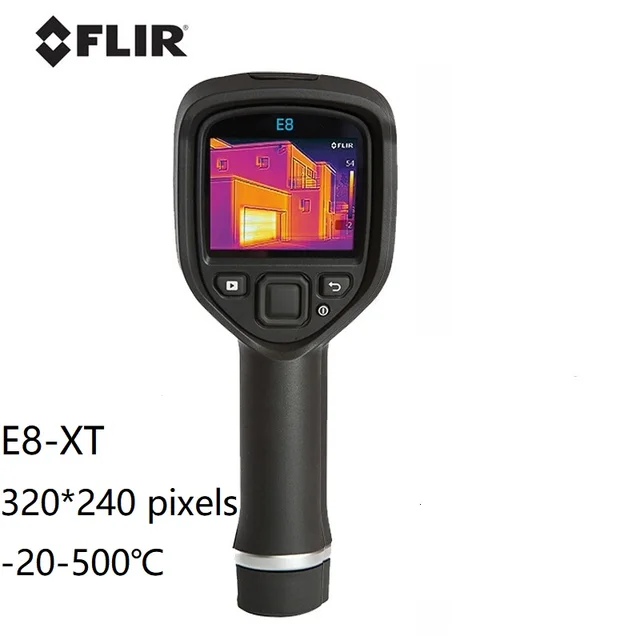 FLIR Thermal Imager E4 E5 E6 E8-XT Handheld 3 Inch Display with Extended Temperature Range MSX ...