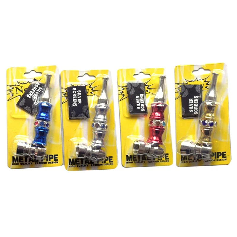 Модная нежная Дымчатая металлическая трубка портативная креативная ...