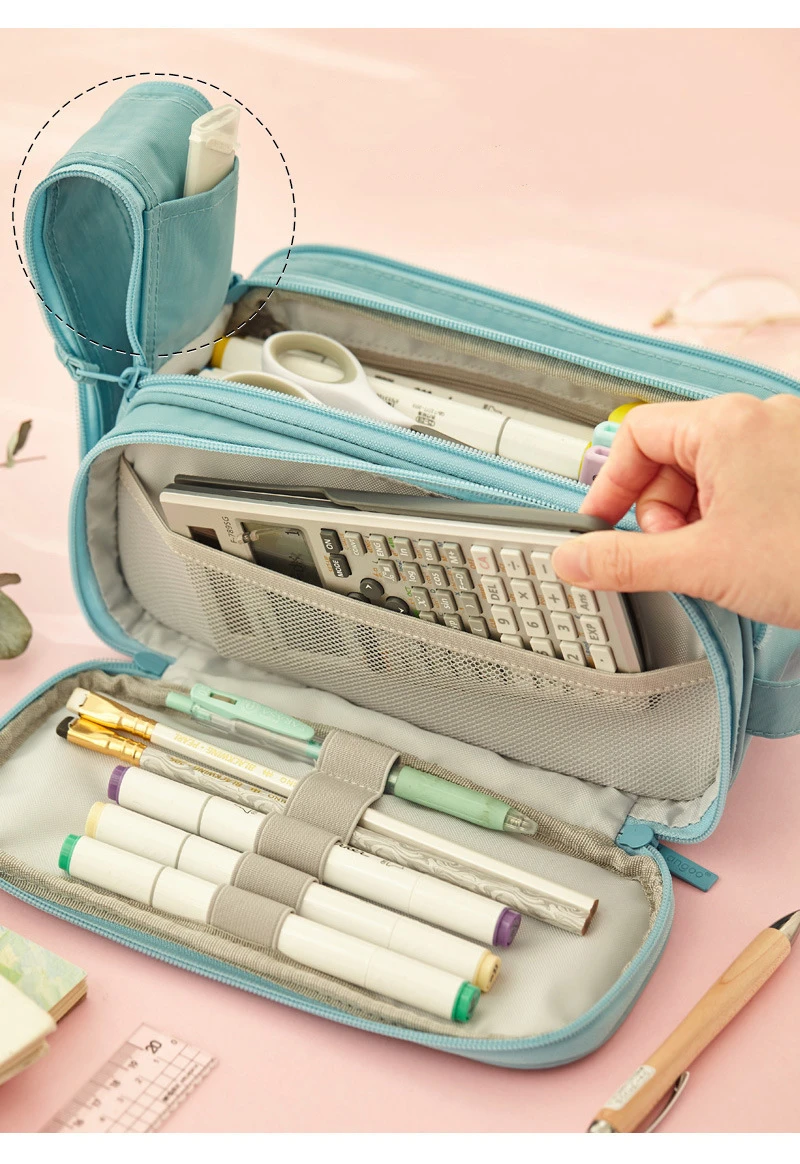 Trousse scolaire,Angoo – stylo multi zone,nouveauté,porte poignée ...