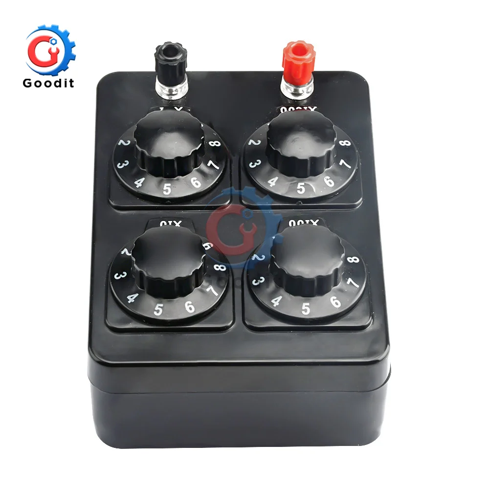 0-9999 Ohm Simple Resistance Box Precision Variable Decade Resistor ...