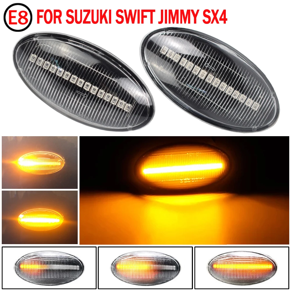 2pcs-Led-Dynamic-Side-Marker-Turn-Signal-Light-Sequential-Blinker-Light ...
