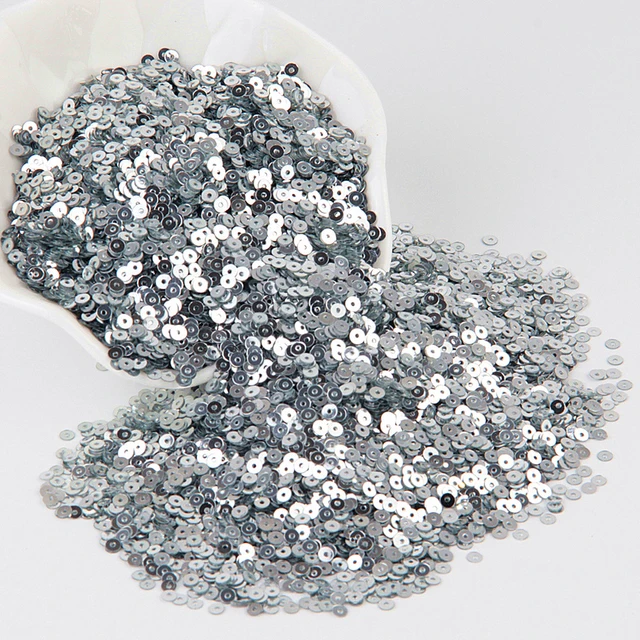 Loose Silver Sequins