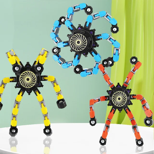 Deformable Robot Fidget Spinner Decompression Toy - FunToyLab