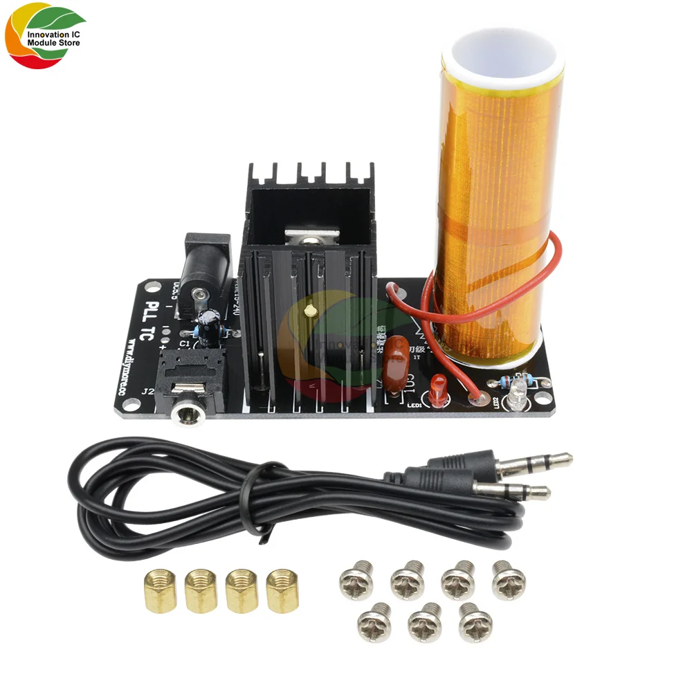 Mini-Music-Tesla-Coil-Plasma-Horn-Speaker-15W-DC-15-24VDIY-Electronic ...
