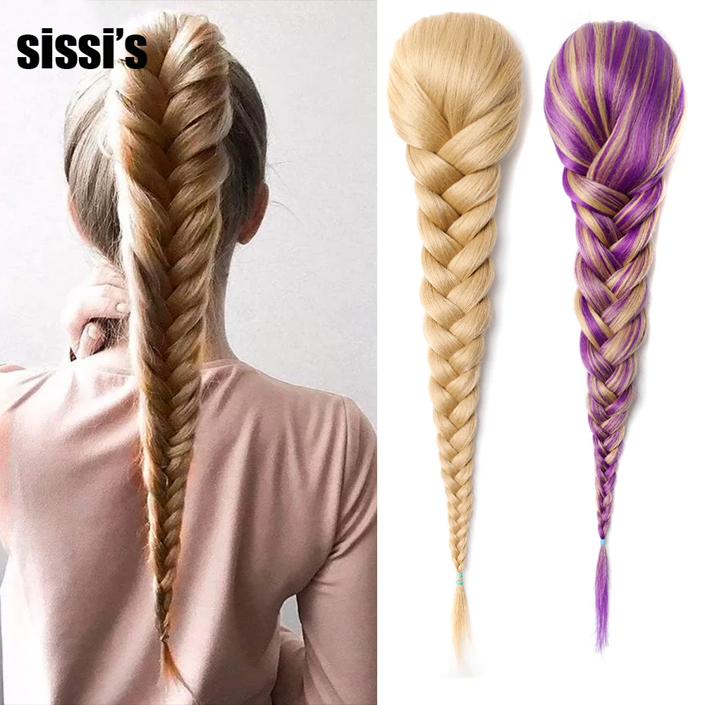 Sissi-s-Synthetic-Hair-Drawstring-Rope-Braids-Ponytails-Chignon ...