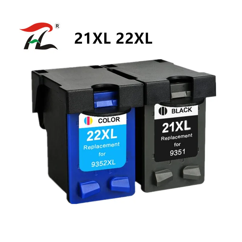 For Hp 21xl 22xl Ink Cartridge For Hp21 21 22 Deskjet F380 F2280 3910 ...