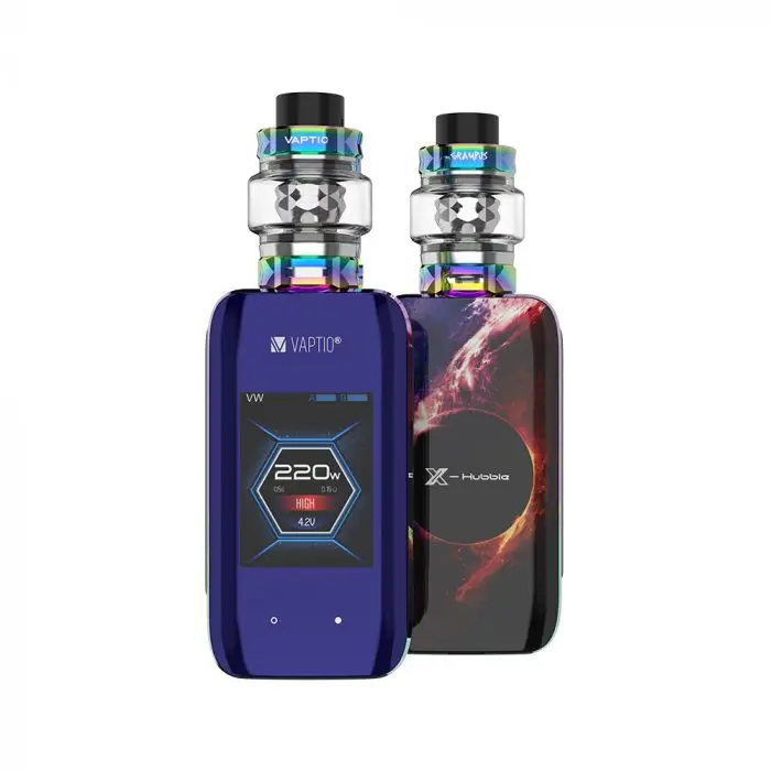 1 Vaptio X-Hubble Apolo Vape Kit 220W TCR Mod Temperature Control 5.0ml ...