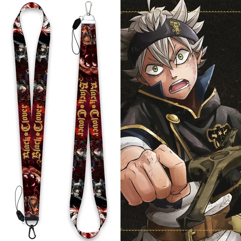 Japanese-Anime-Black-Clover-Peripheral-Lanyard-Detachable-Mobile-Phone ...