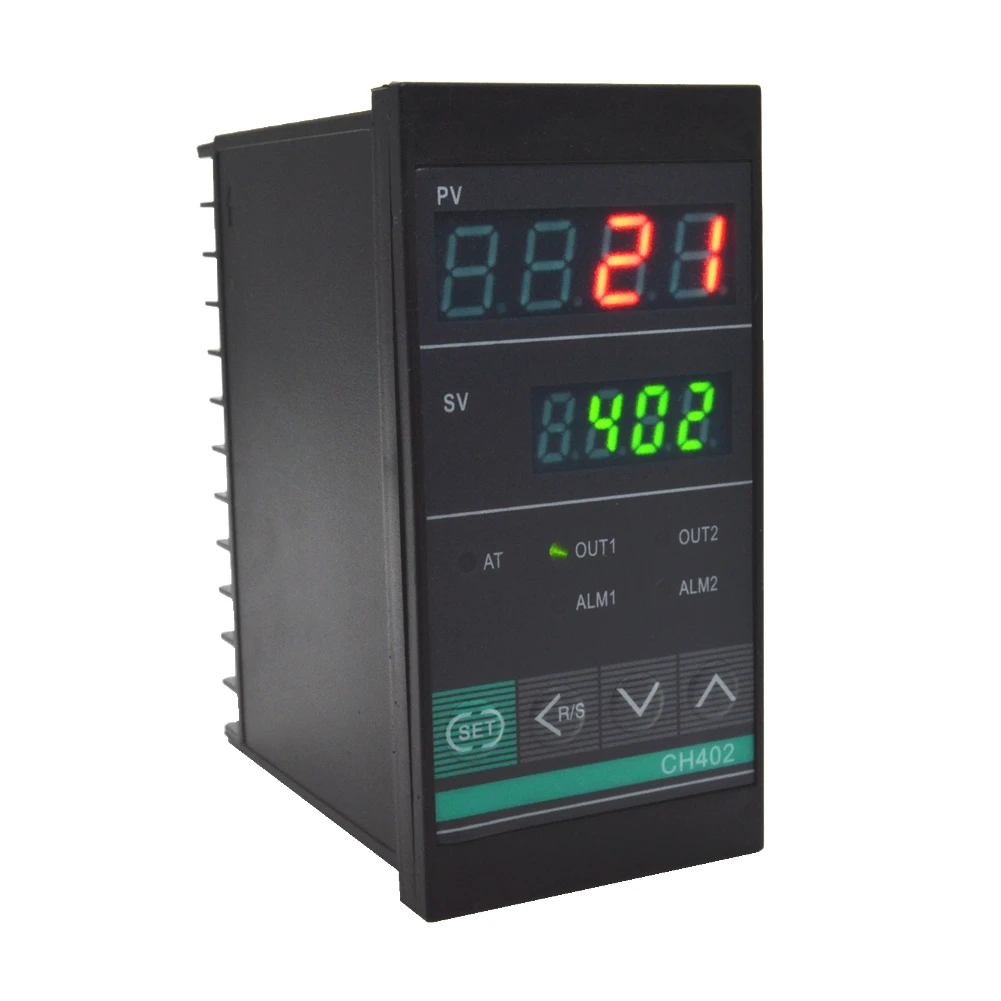 48x96mm 1/8 DIN Input TC/RTD K E J PT100 CH402 Digital PID Temperature Controller Output SSR ...