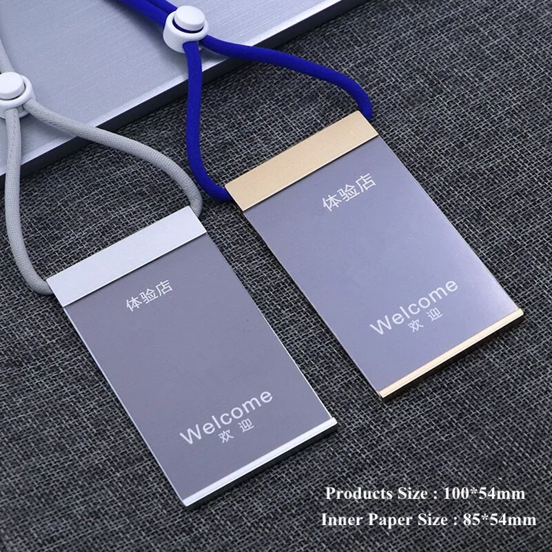 Aluminum-Alloy-Vertical-Name-Tag-Badge-Holders-ID-Card-Holders-Work ...