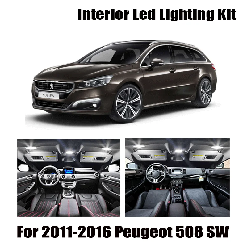 15pcs Canbus Car LED Interior Light Kit Map Trunk Dome Light For ...