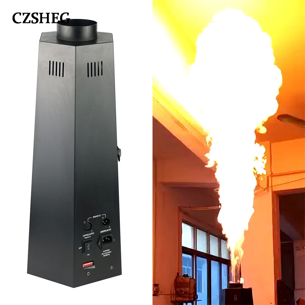 200W-Flame-Spraying-Projector-Stage-Projector-Fire-Effect-DMX512 ...