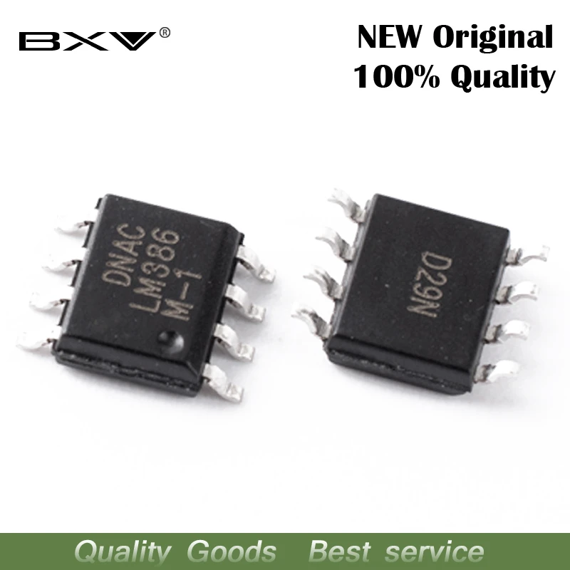 10pcs Lm386m-1 Sop8 Lm386m Sop Lm386 Smd Low Voltage Audio Power Amplifier - Integrated Circuits ...