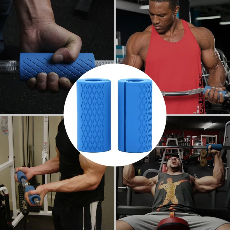 Poignées d'haltères en Silicone antidérapantes - Accessoires Fitness ...